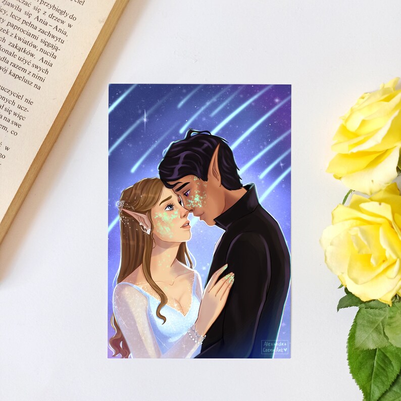 Feyre Archeron & Rhys Rhysand ACOTAR / A Court of Thornes and | Etsy