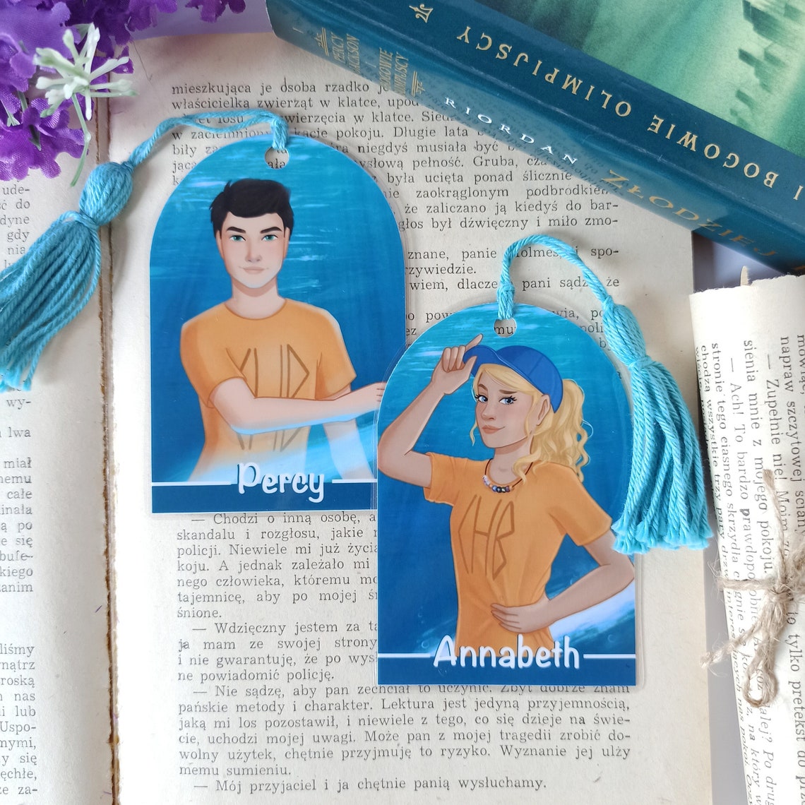 Percy Jackson Annabeth Chase Laminated Paper Bookmarks & - Etsy