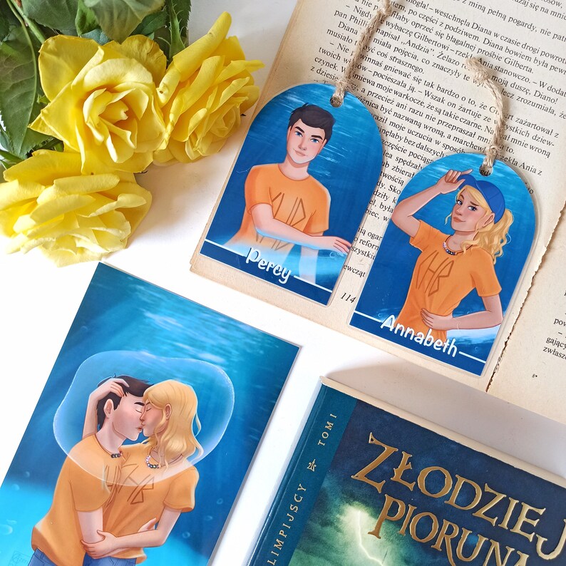 Percy Jackson Annabeth Chase Laminated Paper Bookmarks & - Etsy