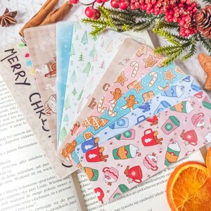 Underneath the Christmas Tree Laminated Handmade Bookmark Merry ...