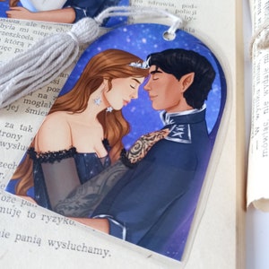 Feyre Archeron & Rhys Rhysand ACOTAR / A Court of Mist and Fury Starfall Scene Laminated Paper ...