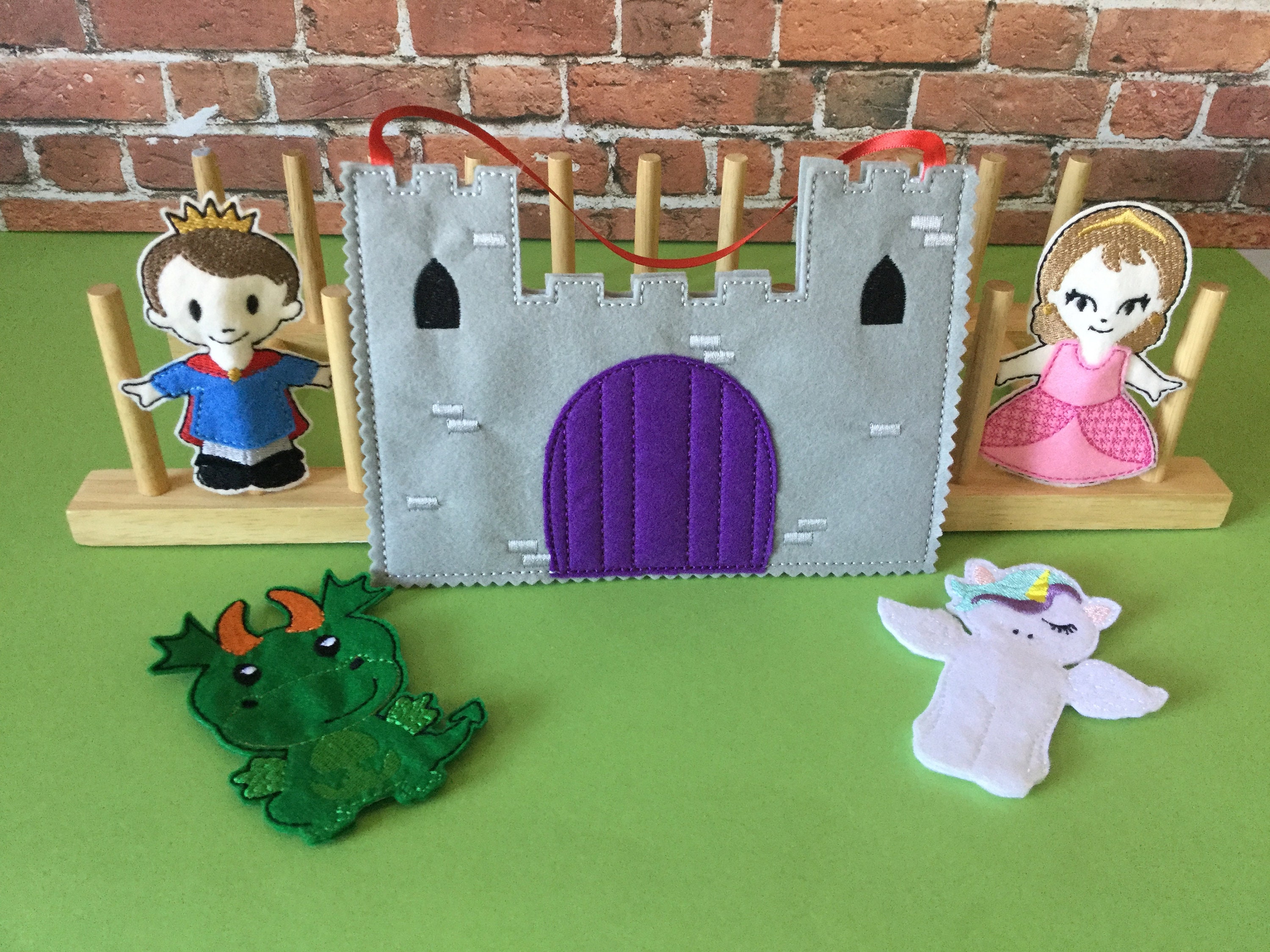 Felt Fairy-tale Kingdom Finger Puppet Set - Etsy UK
