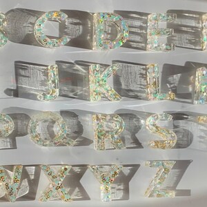 Resin Alphabet Letters - Etsy