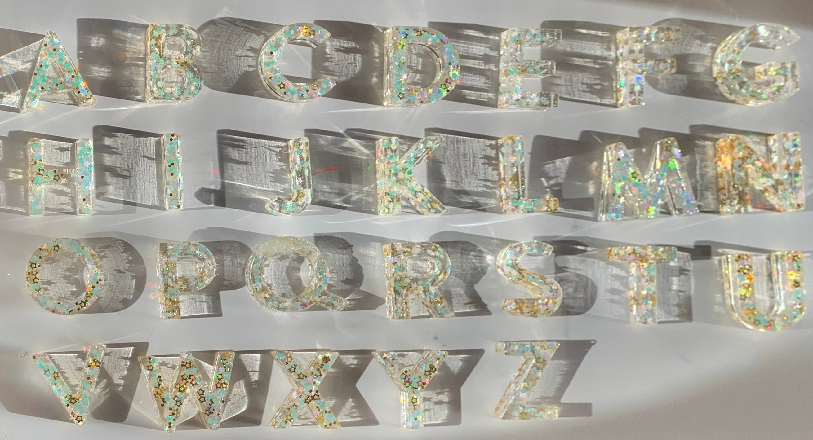 Resin Alphabet Letters - Etsy