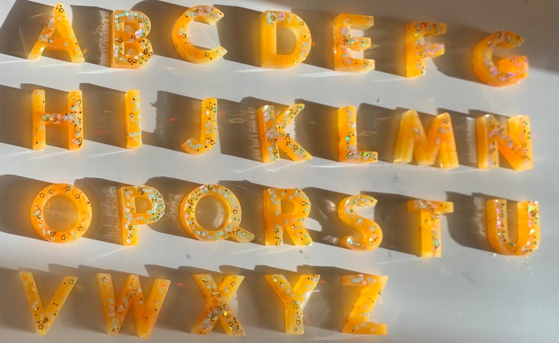 Resin Alphabet Letters - Etsy