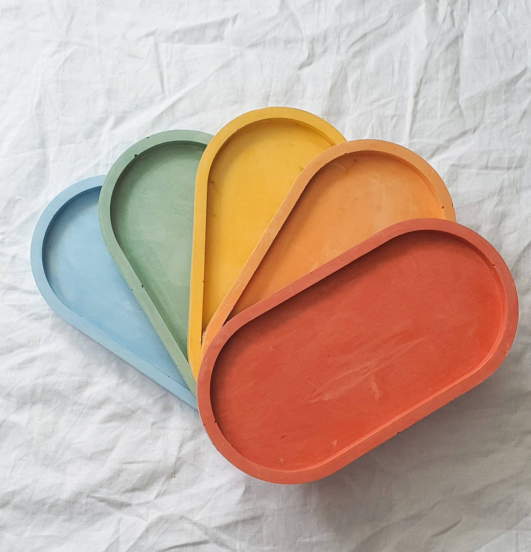 Coloured Oval Trays - Decorative Trays - Home Decor - Made to Order - Etsy