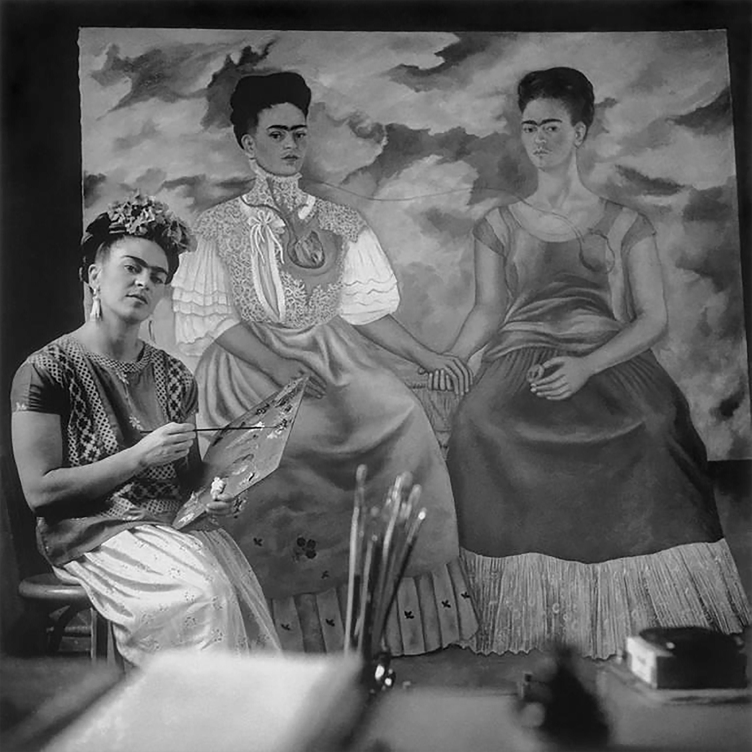 Frida Pintura Las Dos Fridas Impresión de 1939 por | Etsy