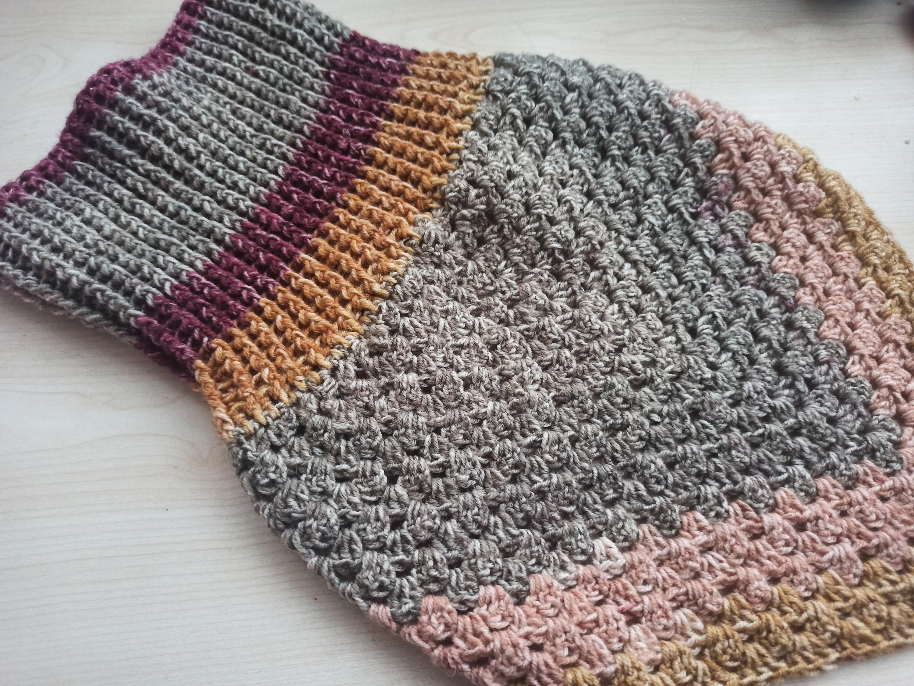 Crochet Pattern / Crochet Granny Cowl With Turtleneck/ Crochet Simple Neckwarmer Written Pattern ...