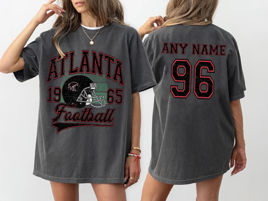 Custom Comfort Colors Atlanta Football Shirt, Atlanta Football ...