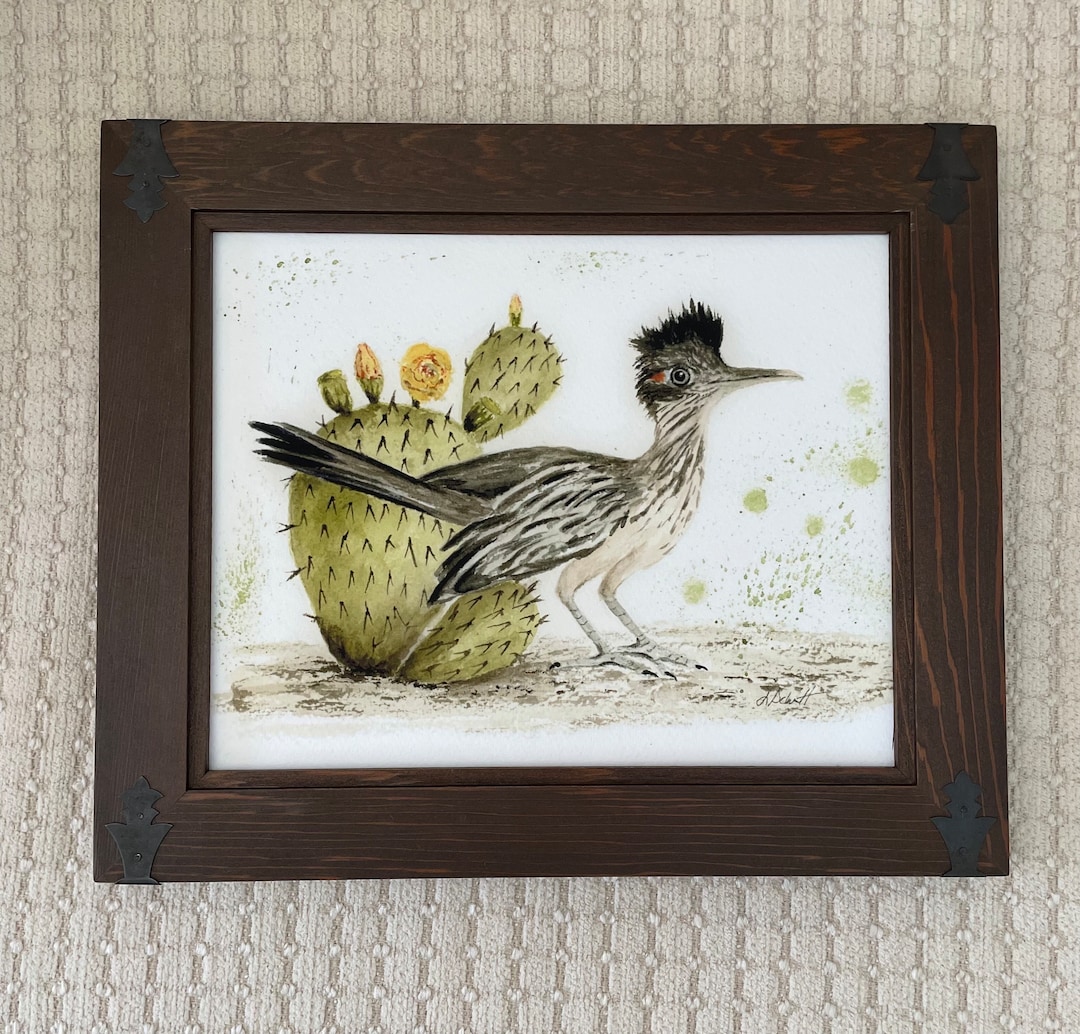 Print - NEW LARGER SIZE Roadrunner 8x10 - From Original Watercolor Painting - Etsy