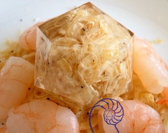 Prawn Star Tiny Shrimp Cursed Food Dice - Jumbo D20 Die - by Duality ...