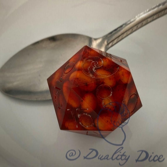 Jumbo Baked Beans Cursed Food Dice Jumbo D20 Die by - Etsy