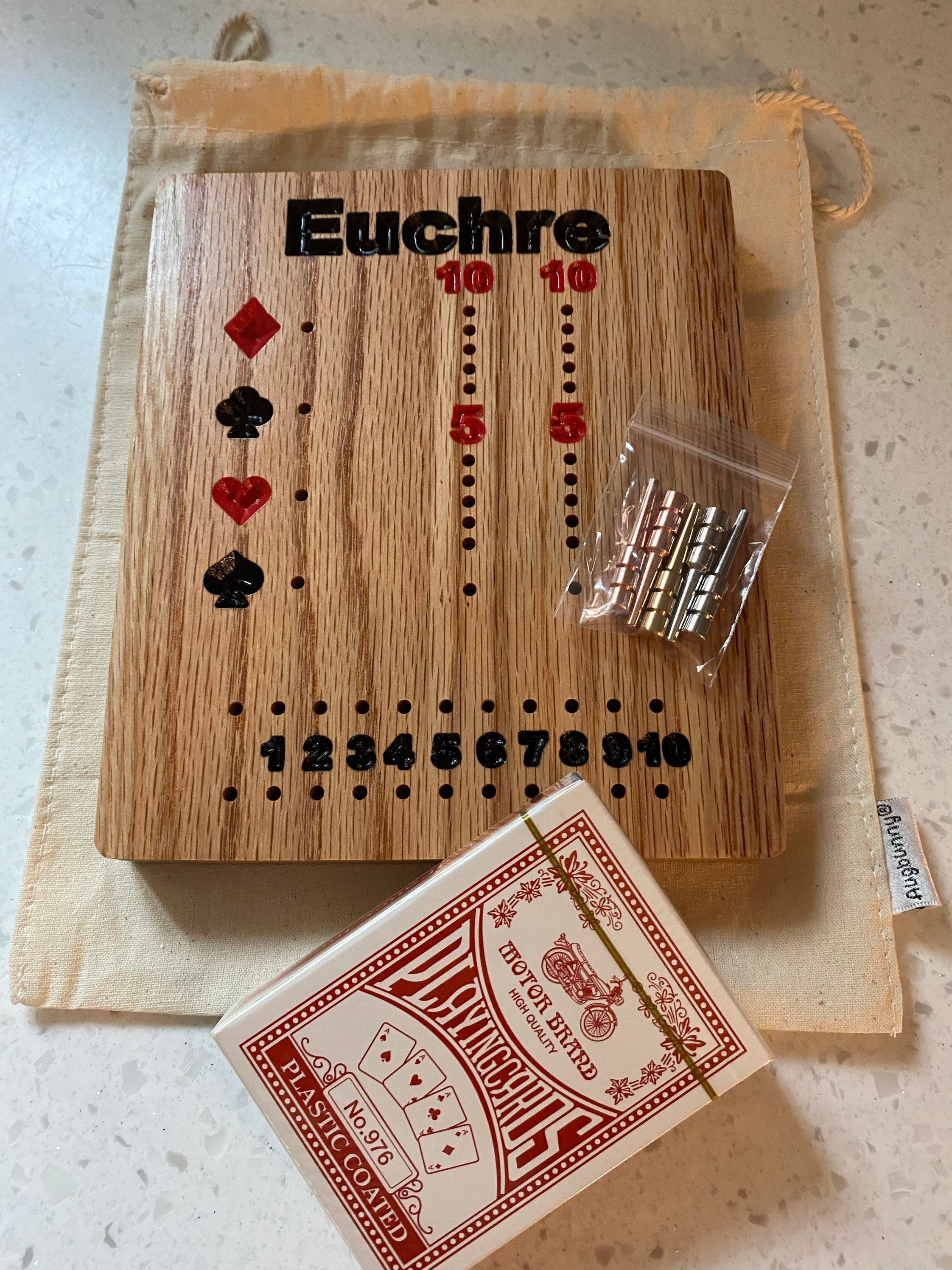 Classic Euchre Board - Etsy