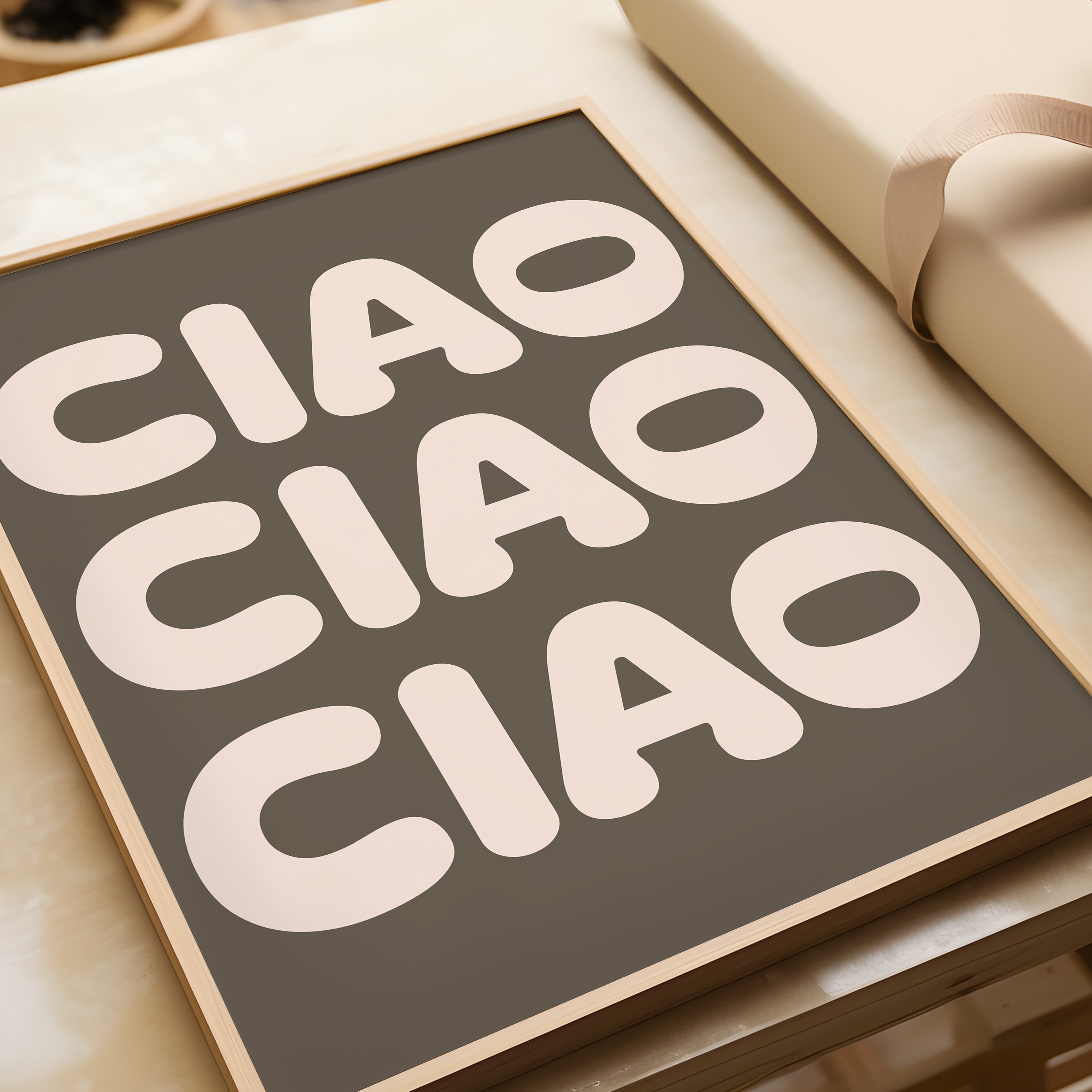 Ciao Digital Trendy Digital Print Downloadable Retro Wall Art - Etsy