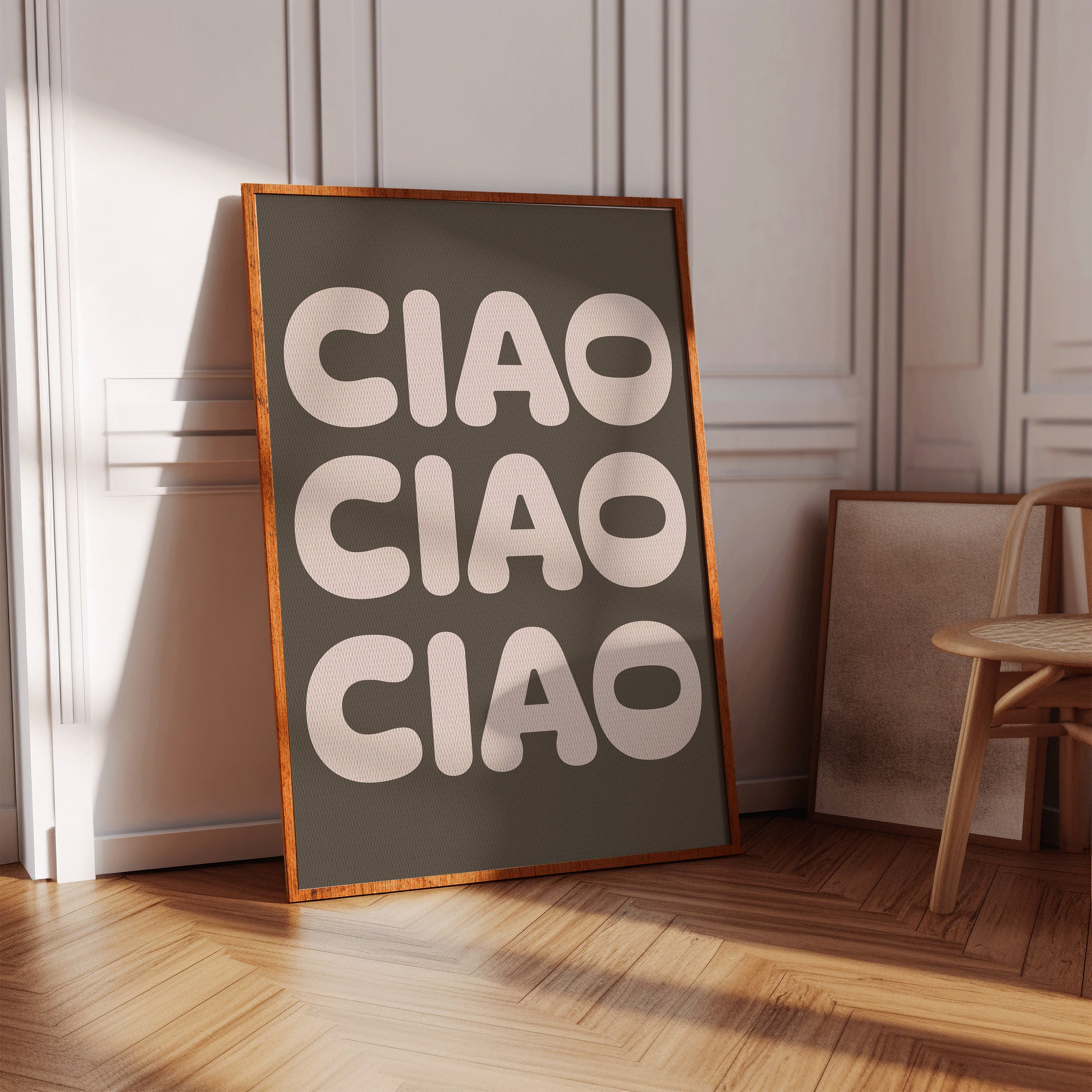 Ciao Digital Trendy Digital Print Downloadable Retro Wall Art - Etsy