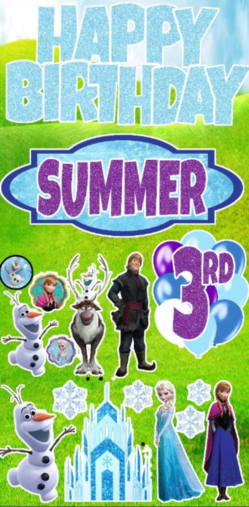 Paper & Party Supplies UP772 Personalized Yard cards coroplast lawn ...