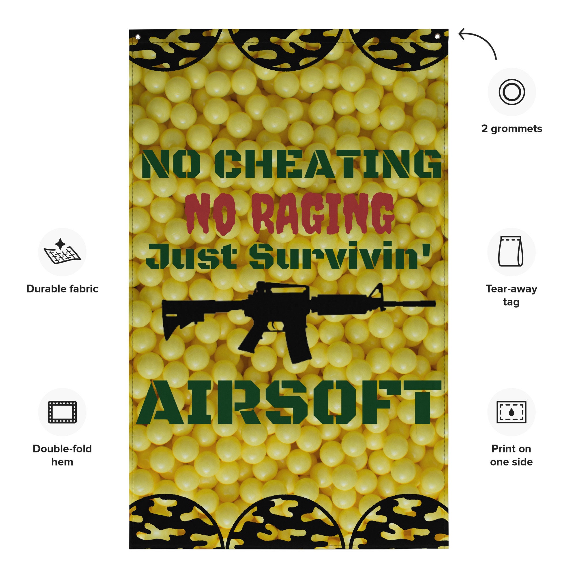 Flag AIRSOFT for All the Air Soft Players OVERALL Wall Flag to Show ...