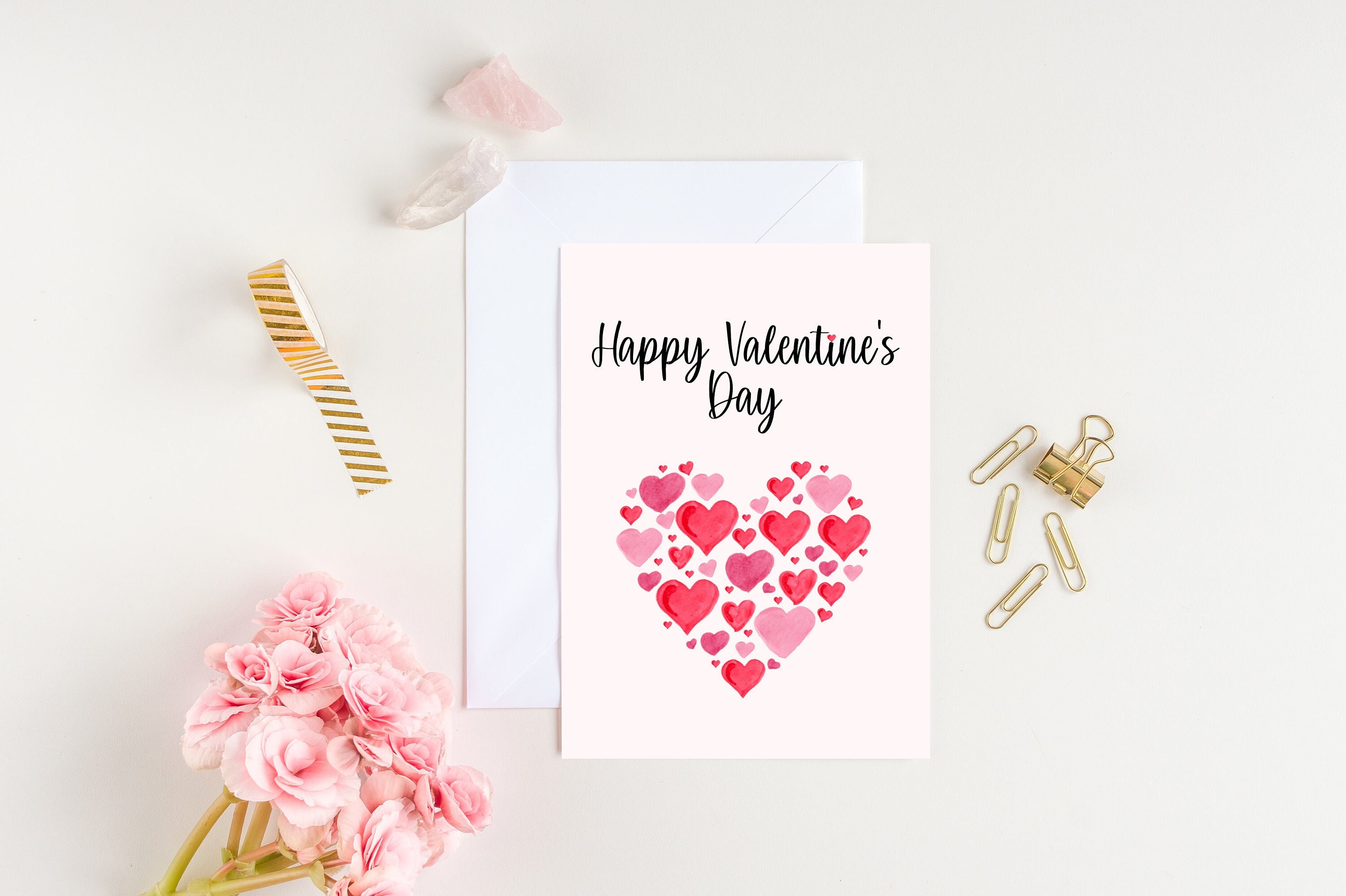 Full of Love Heart, Happy Valentine's Day, Be Mine, Set of Love Cards ...