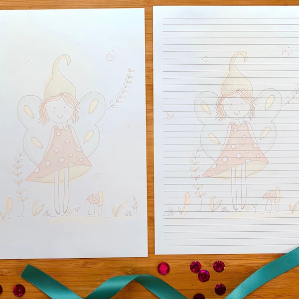 Fairy Writing Paper - Etsy