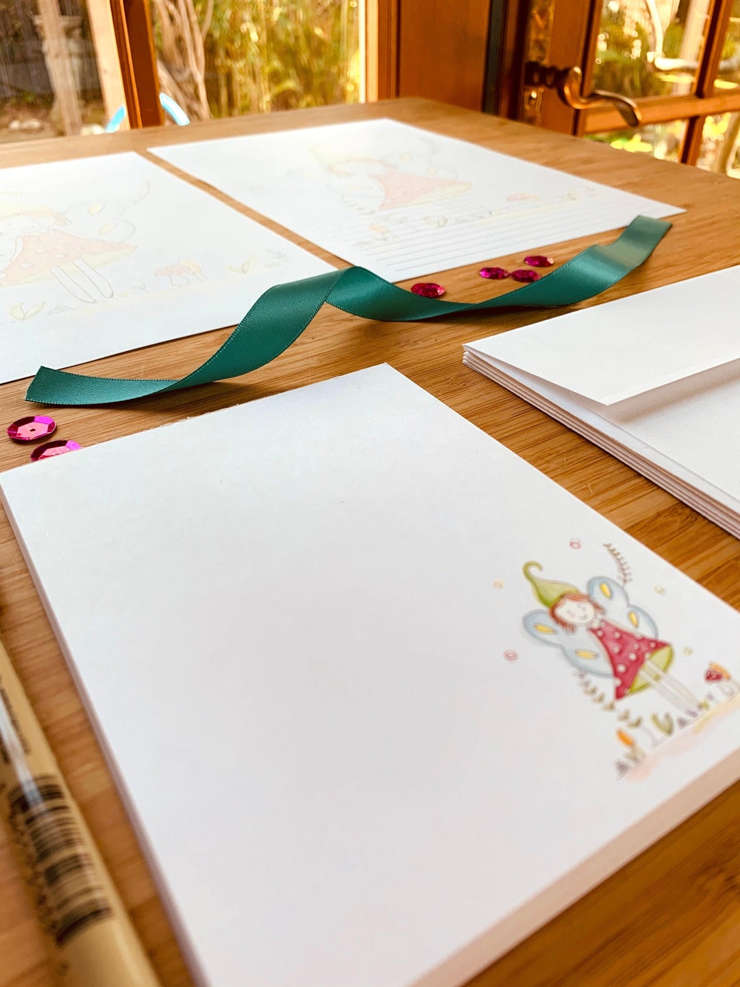Fairy Stationery Set and Notepad, Letter Writing Set and Notepad for ...