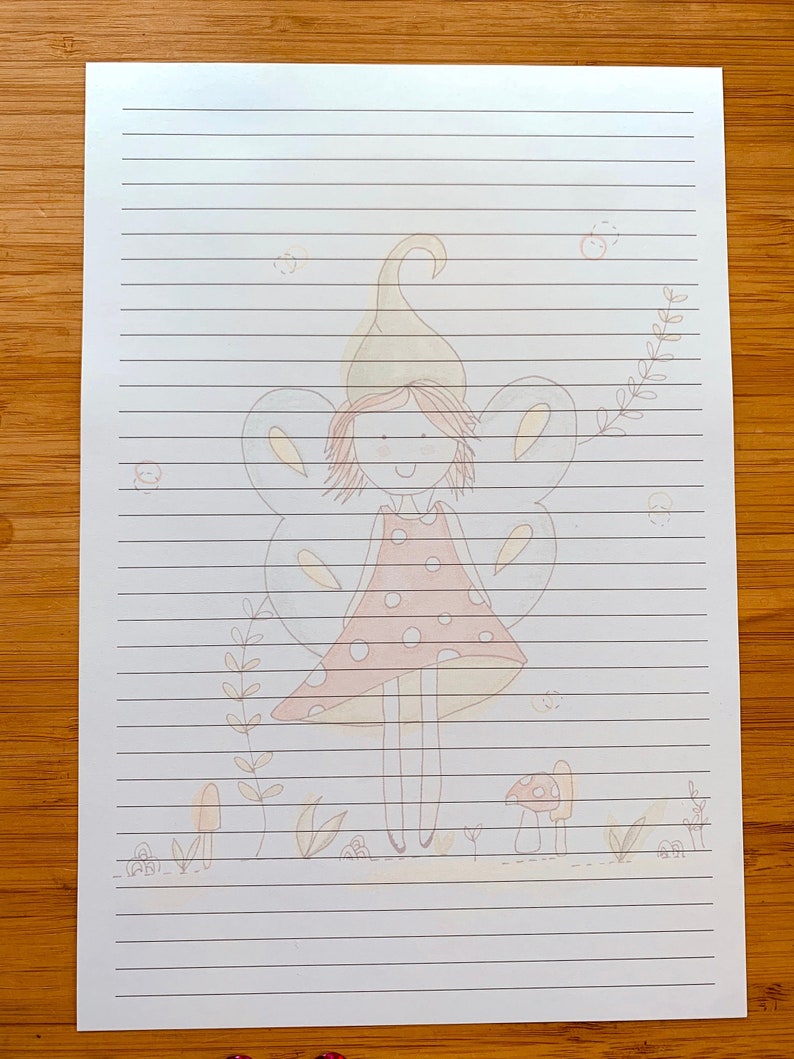 Fairy Stationery Set and Notepad, Letter Writing Set and Notepad for ...
