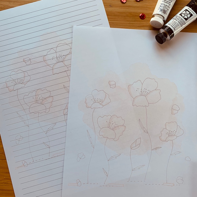 Pretty Writing Paper - Etsy