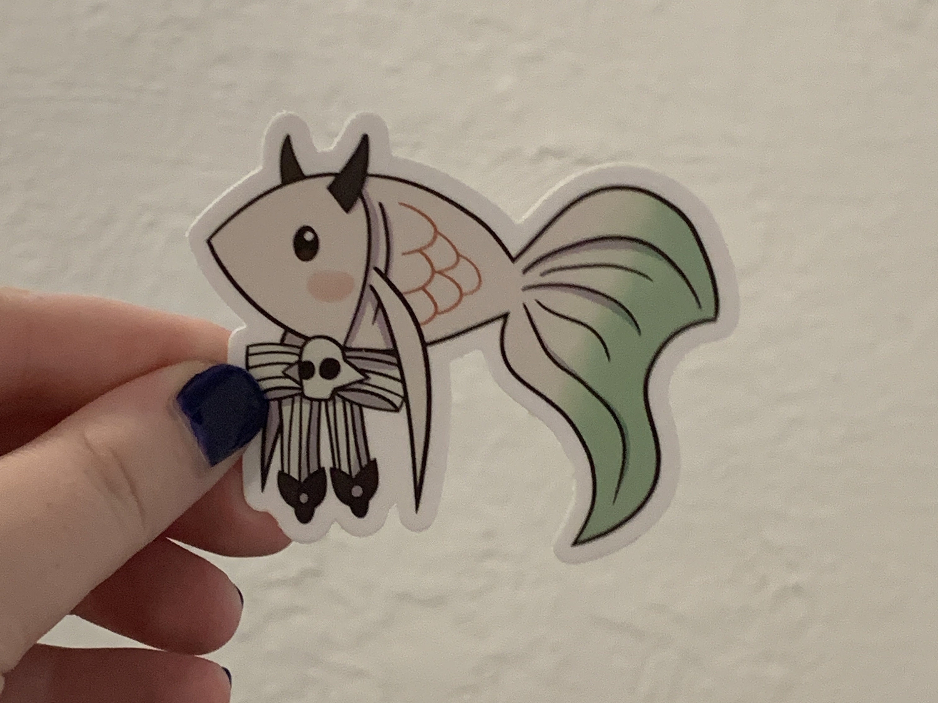 Yashiro Fish 3 inch Vinyl Sticker Toilet Bound Hanako Kun | Etsy