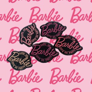 Barbie Embroidered Patches - Etsy