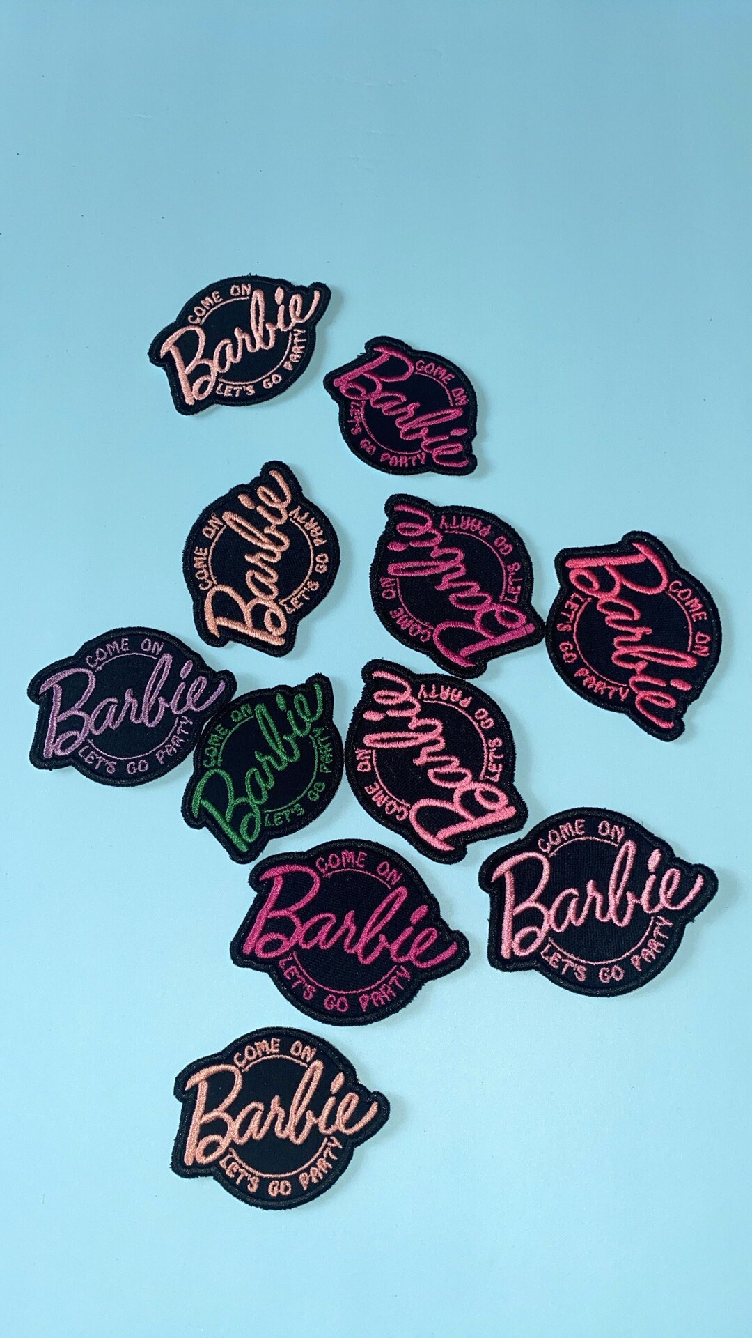 Barbie Embroidered Patches - Etsy