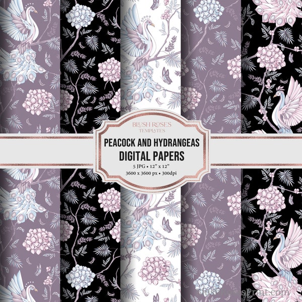 Peacock Papers - Etsy