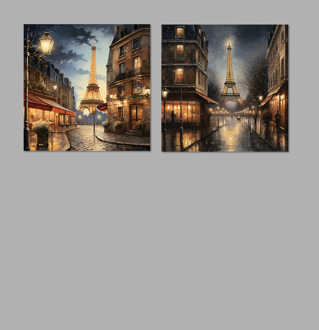 Watercolor Paris Cityscape Digital Paper, Valentines Day Junk Journal ...