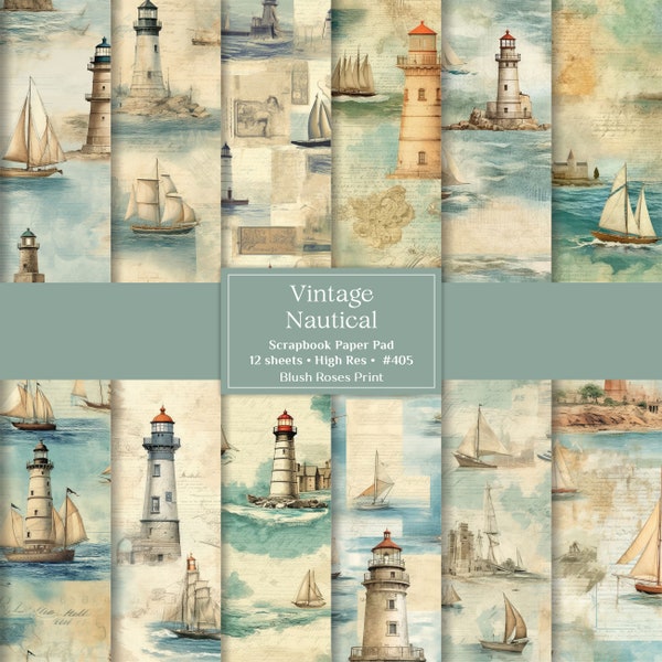 Nautical Scrapbook - Etsy