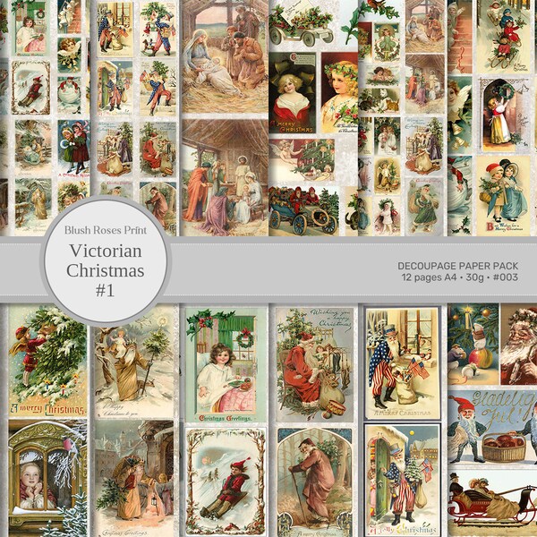 Christmas Decoupage Paper - Etsy