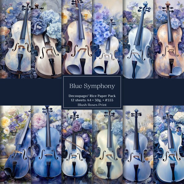 Vintage Violin Decoupage Rice Paper - Etsy