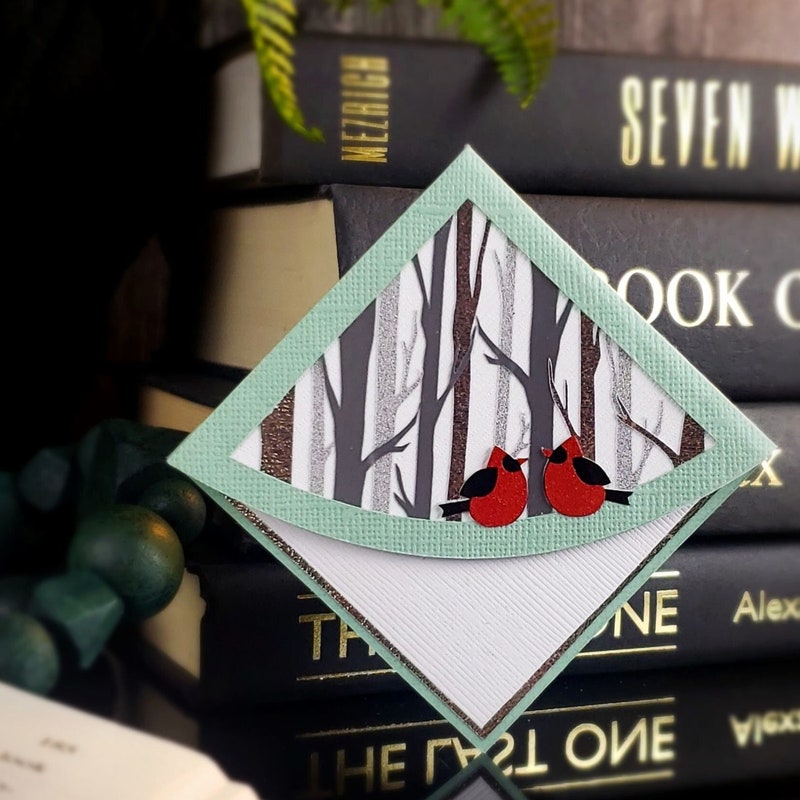 Corner Bookmark Forest - Etsy