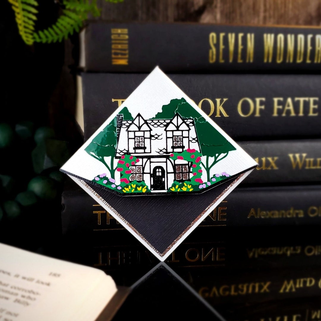 Cottage Garden Paper Corner Bookmark, Reader Gift, Book Lover, House ...