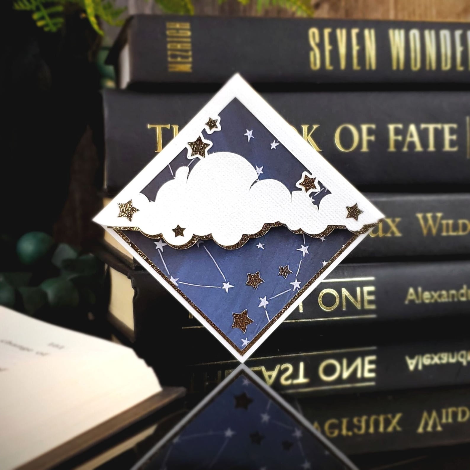 Night Sky Corner Bookmark: Personalized Constellation Reader Gift - Etsy