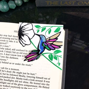 Hummingbird Corner Bookmark, Page Corner Bookmark, Bird Bookmark ...