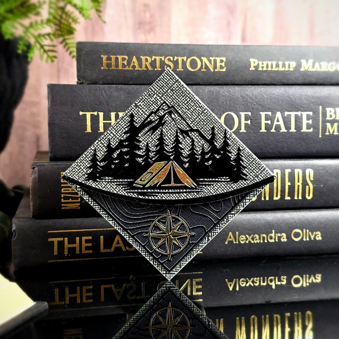 Camping Adventure Corner Bookmark, Reader Gift, Book Lover, Mountain ...