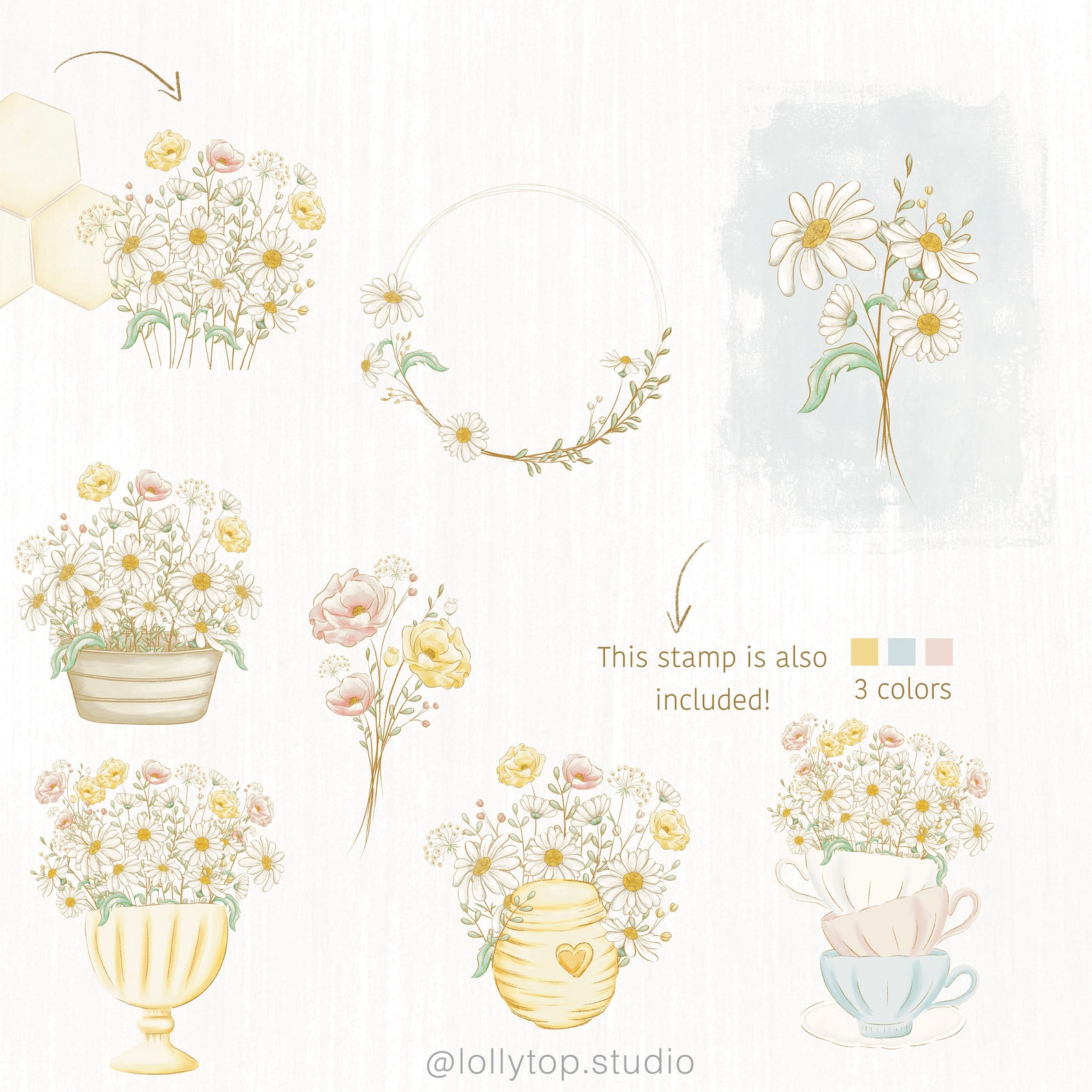 Bee Cute Bee Watercolor Clipart - Etsy