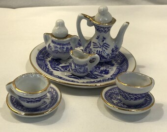 Blue Willow Tea Set | Etsy