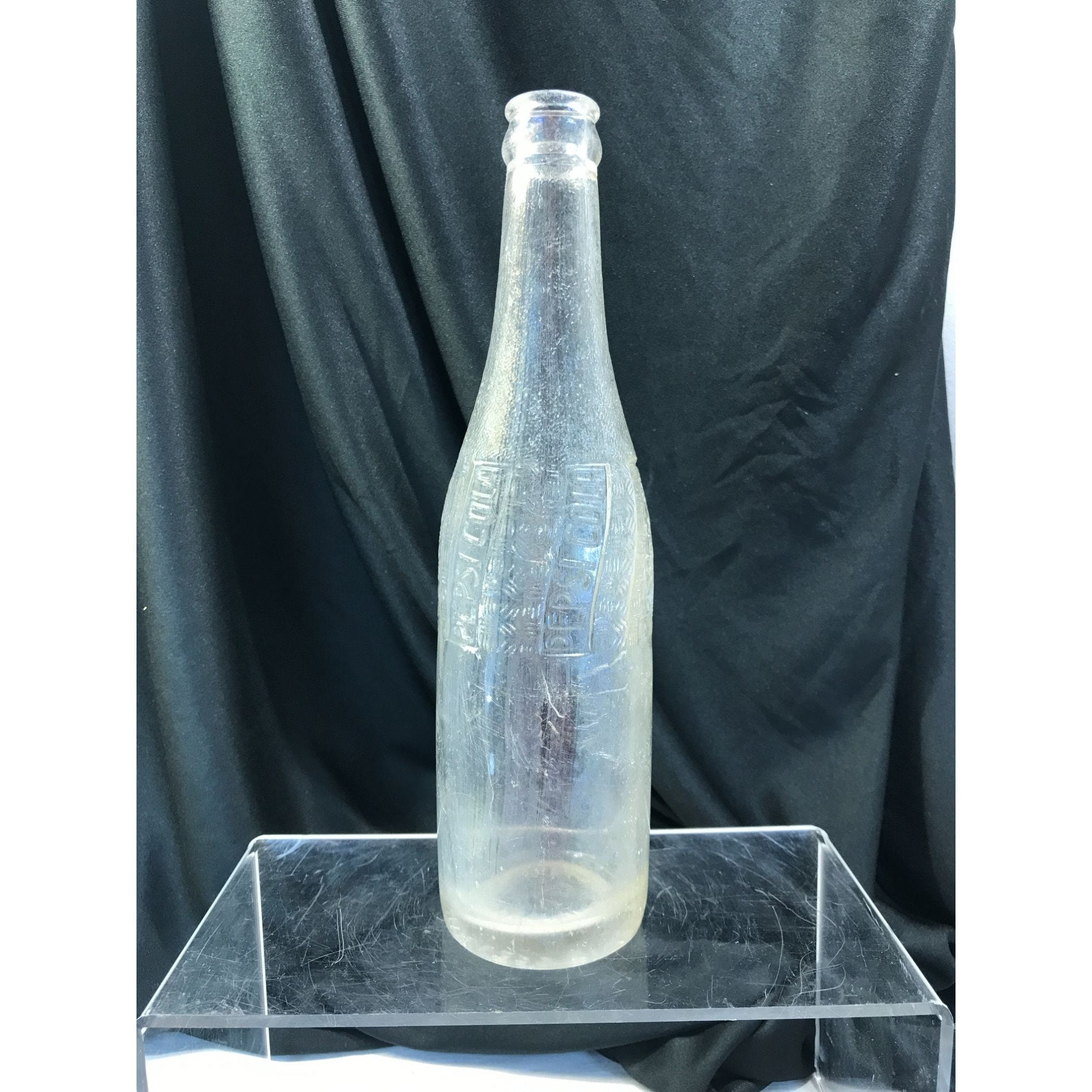 Vintage 1942 Pepsi Cola Bottle: Embossed Collectible Soda - Etsy