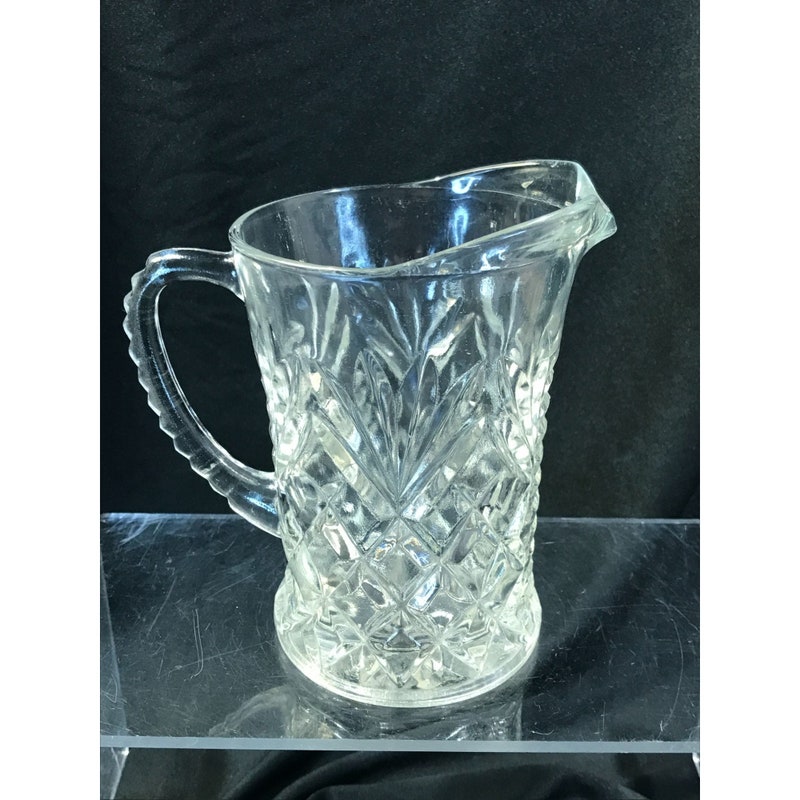 Small Glass Pitcher - Etsy