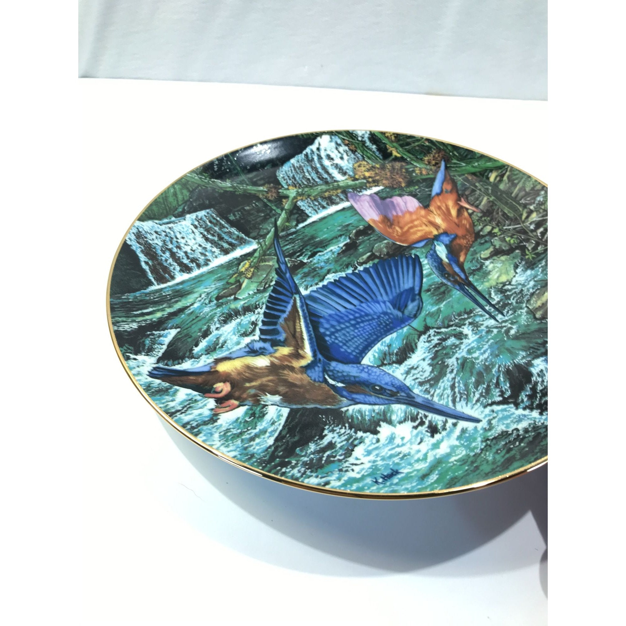 Kingfisher the Exotic Birds of Tropique 1981 Plate Royal Cornwall by ...