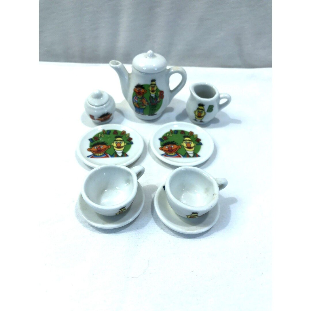 Bert & Ernie 1996 Mini Tea Set, Made in Germany, Sesame Street ...