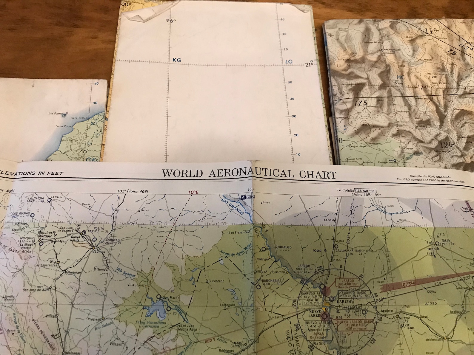 Vintage Aeronautical Chart 1950s 1960s Era Flight Map Charts - Etsy