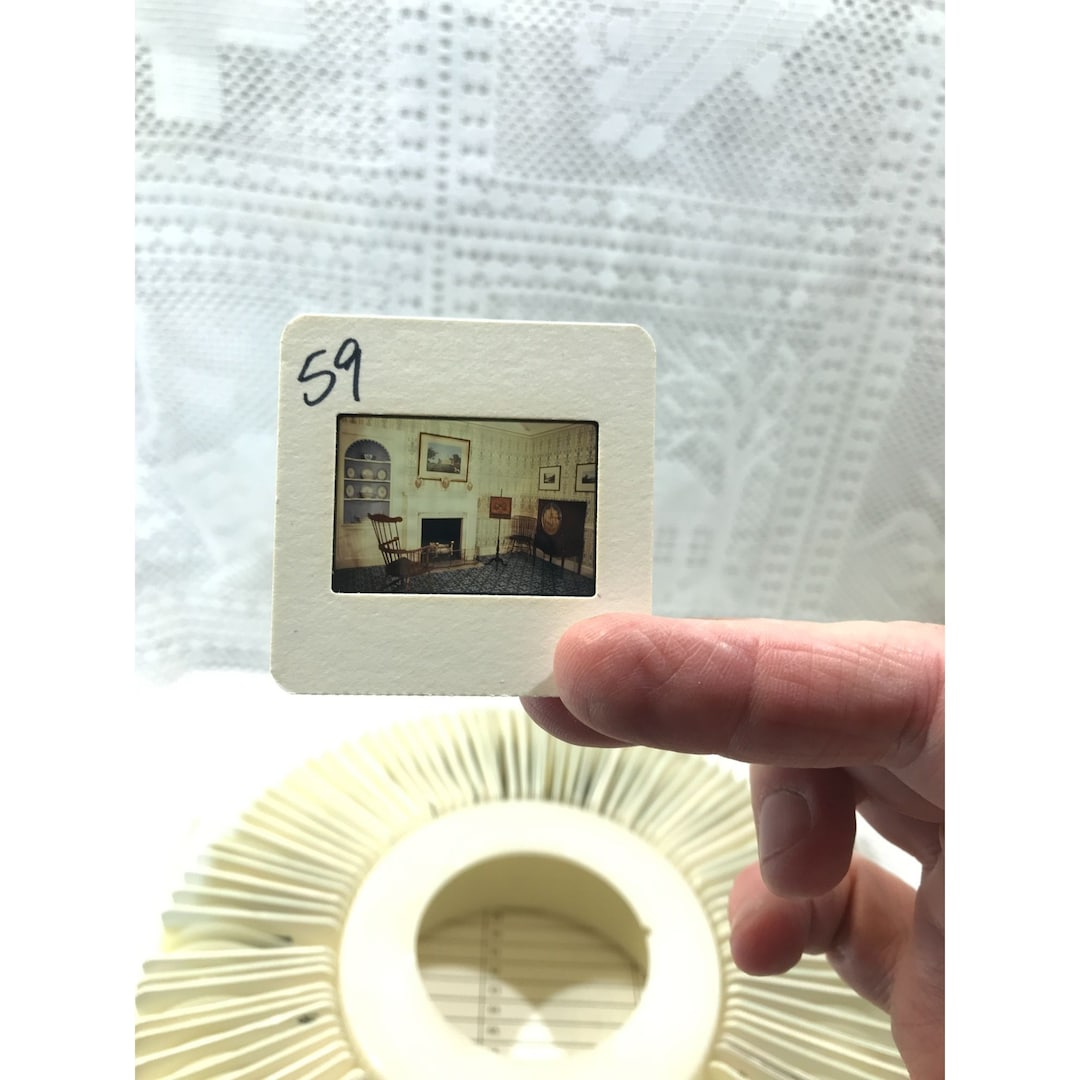 Vintage Hanimex Rotary Slide Tray With DAR Museum Room Slides - Etsy