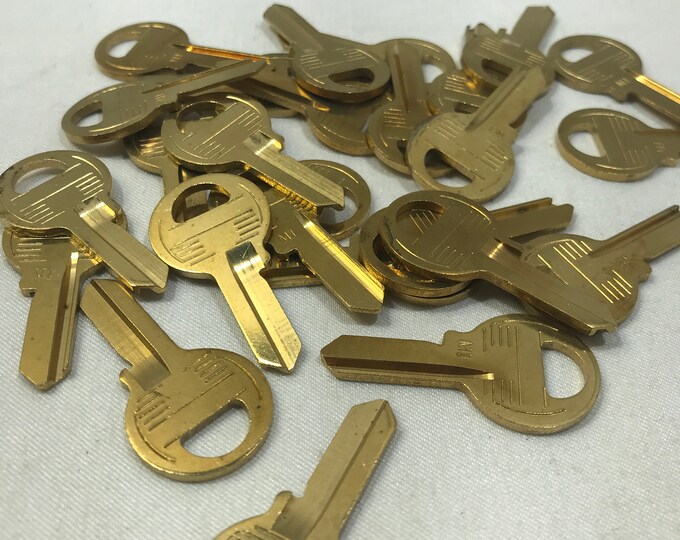 Brass Key Blanks, M1 Generic Masterlock, Uncut Keys for Master Padlock ...