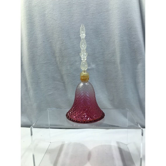Avon bottle, Rosepoint bell, pink bell shaped Charism… - Gem