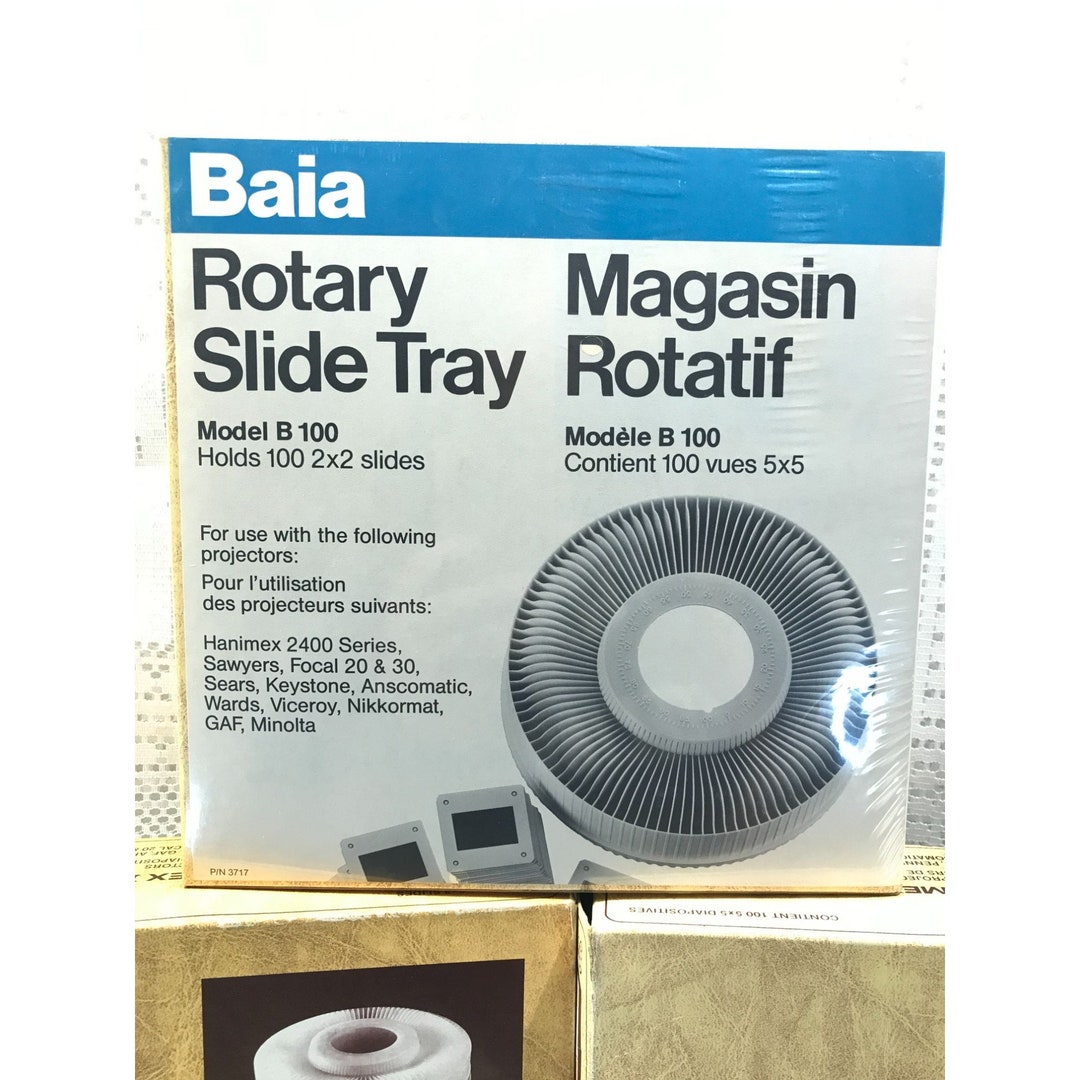 Vintage Hanimex Rotary Slide Tray NIB for Slide Projectors, Holds 100 ...